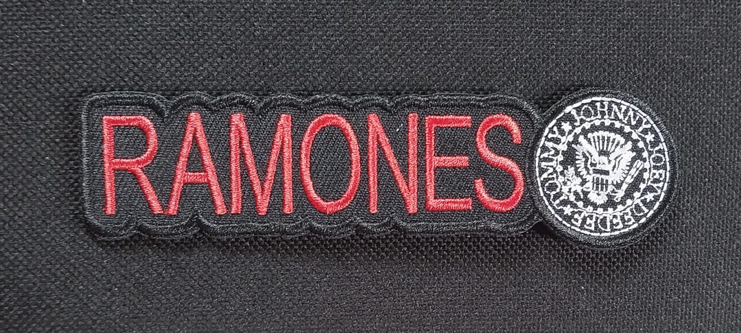RAMONES Punk Rock Licensed Music Band Patch - Seal and Logo - Etsy