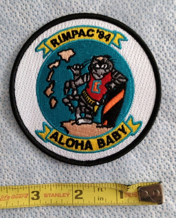 RIMPAC '84 F-14 Tomcat - Aloha Baby - Collectors Patch - Gem