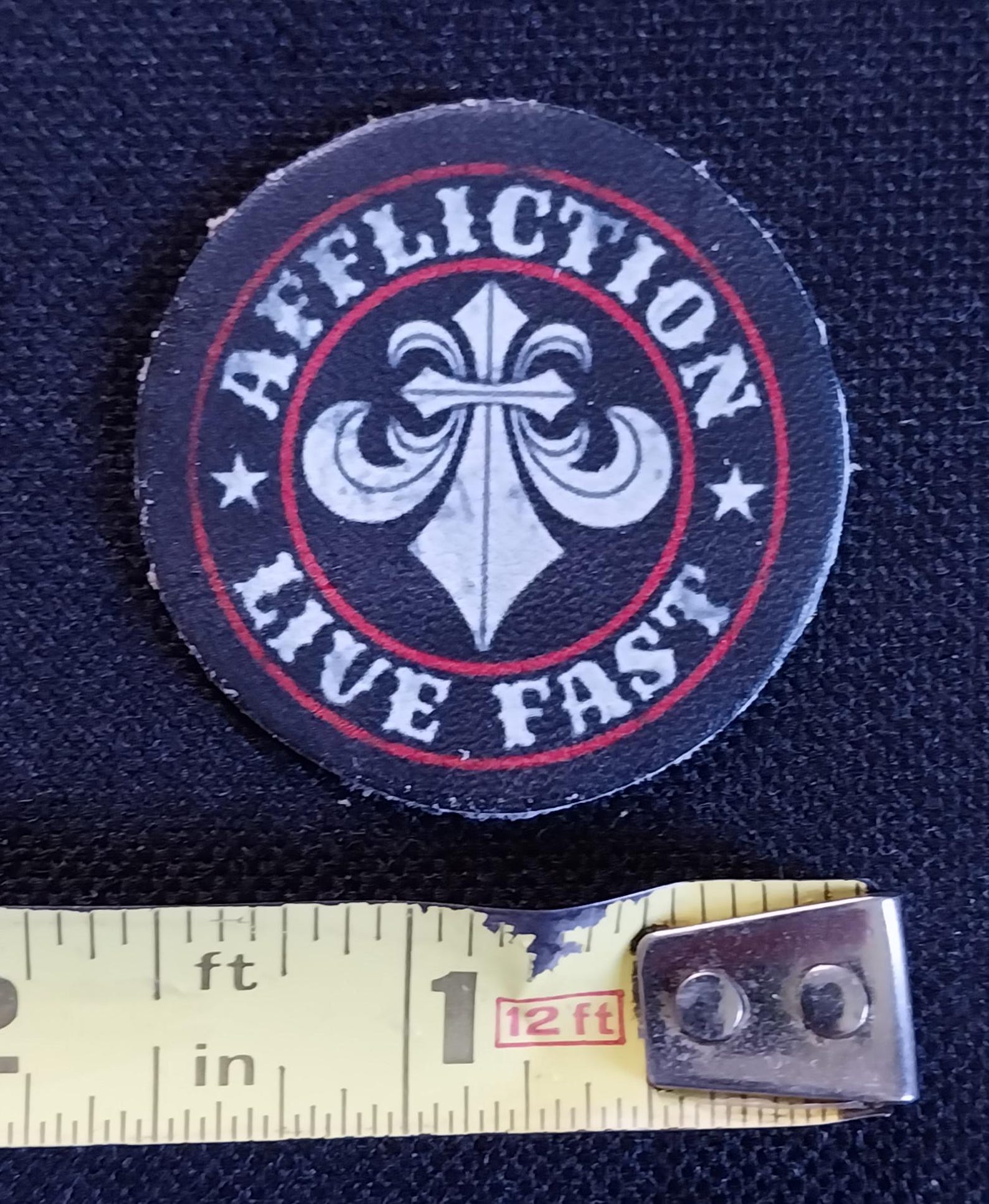 Affliction Live Fast Motorcycle Jacket Biker Vest Hat Mini Leather ...