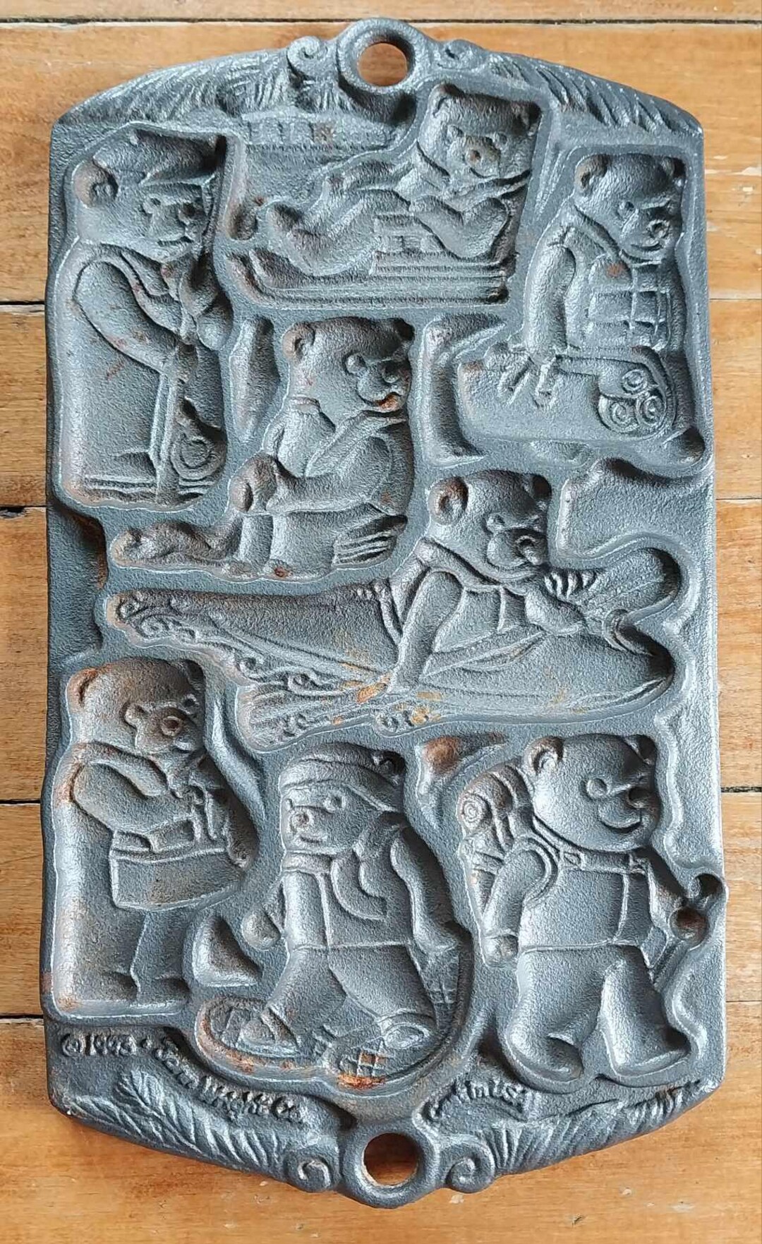 Vintage Double Sided Cookie Mold - LL Bean John Wright - Gingerbread ...