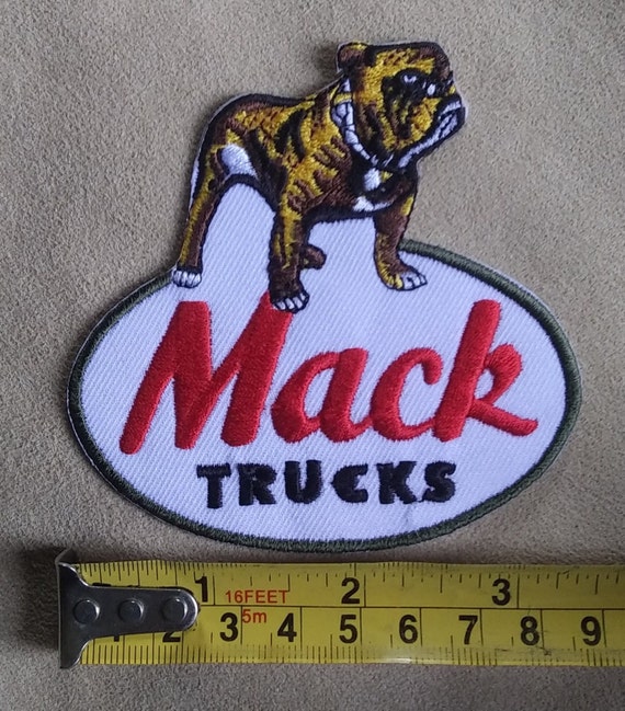 Old School Mack Trucks Bulldog Trucking Trucker Embro… - Gem