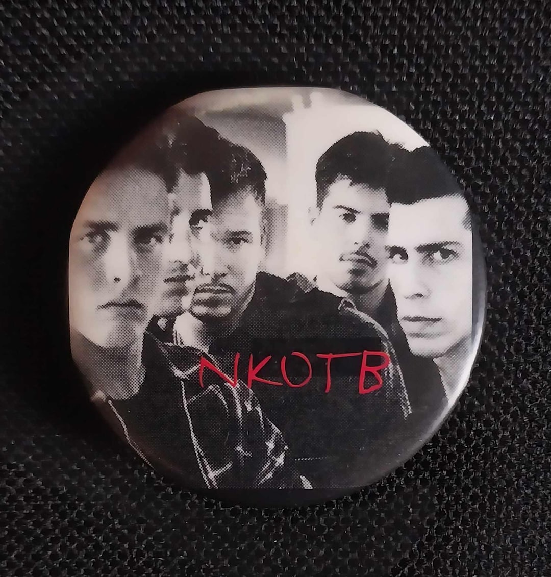 NKOTB Vintage 90s Classic Hip Hop Rap Pop "boy Band" Group Band Pin ...