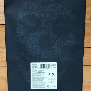 Licensed MISFITS Fiend Skull Crimson Ghost Face Music Band Large Sew on ...