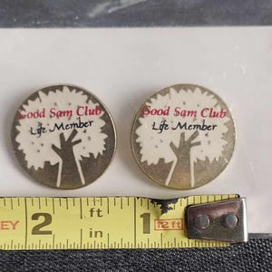 Vintage Lot of 2 Good Sam Club Life Member Lapel Pins - NEW - Etsy