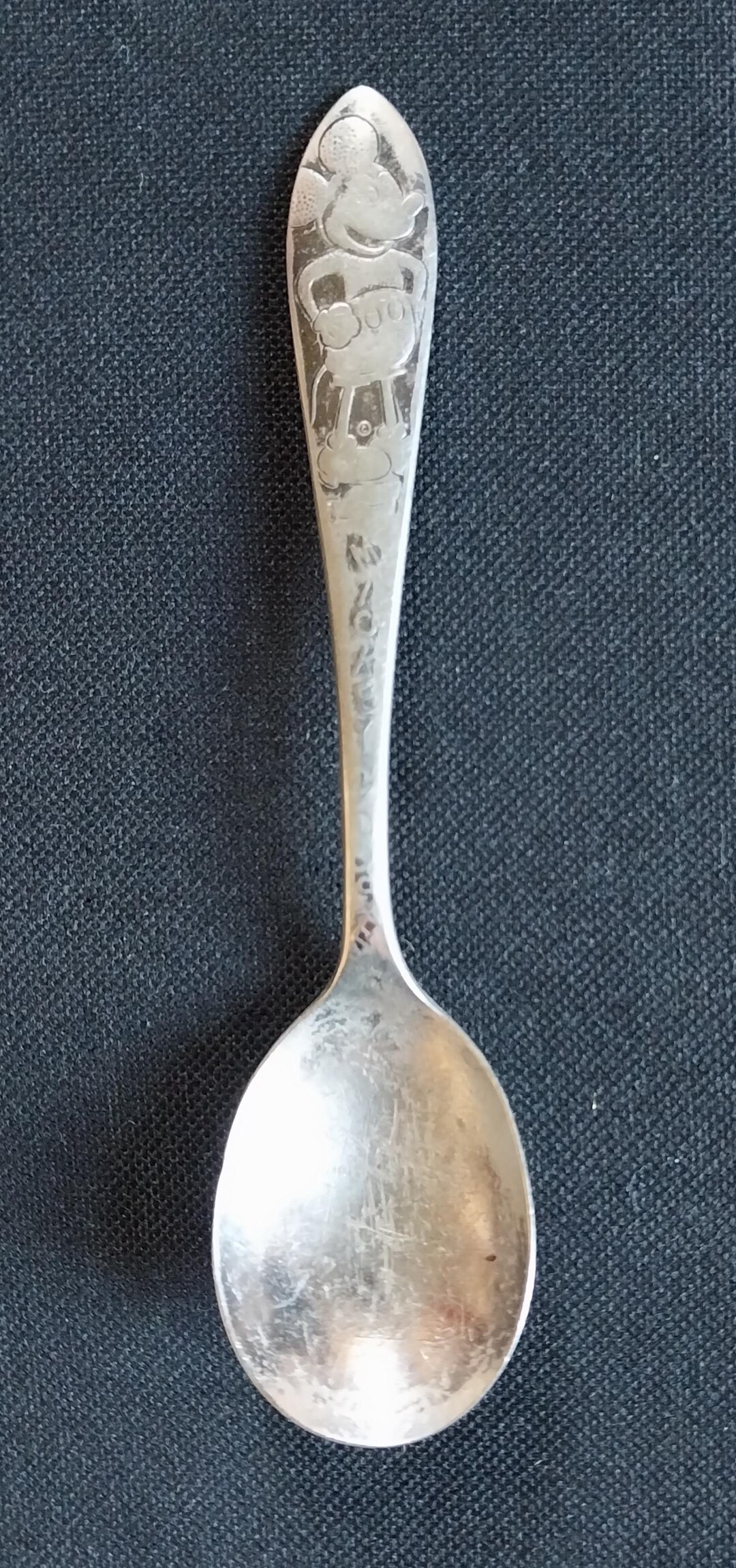 Vintage Walt Disney MICKEY MOUSE Branford Silver Plated Collectors ...