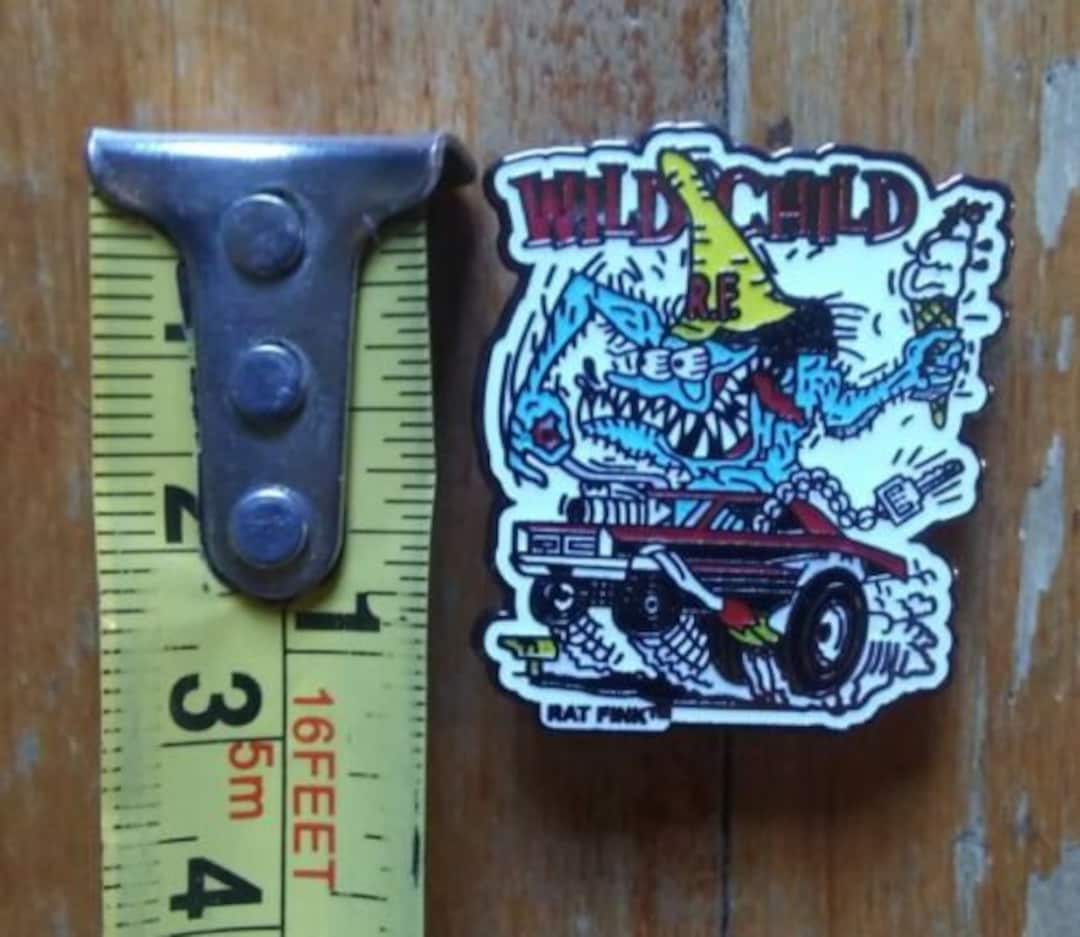 Ed big Daddy Roth RAT FINK Wild Child Lapel Pin - Etsy