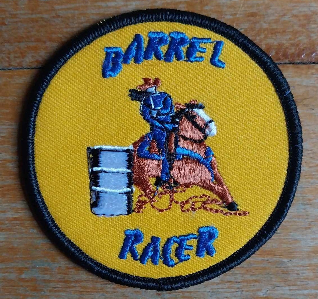 Barrel Racer Horse Cowboy Cowgirl Western NFR Rodeo Collectors Patch - Etsy