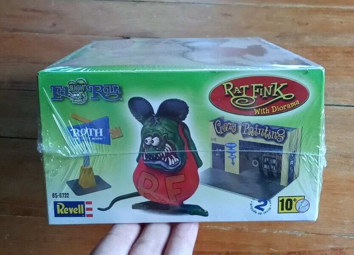 Revell RAT FINK W/diorama Plastic Model Kit Ed Roth - Etsy