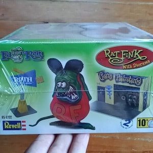 Revell RAT FINK W/diorama Plastic Model Kit Ed Roth - Etsy