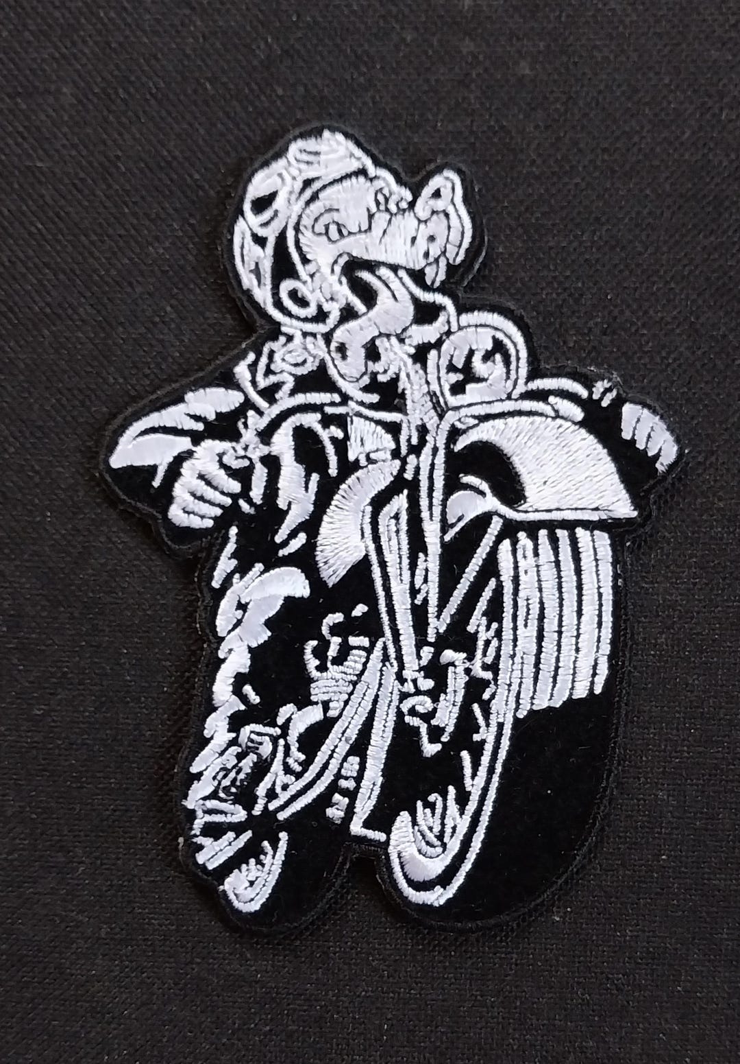 Outlaw Dirty Dog Biker MC Club Embroidered Iron on Motorcycle Jacket ...