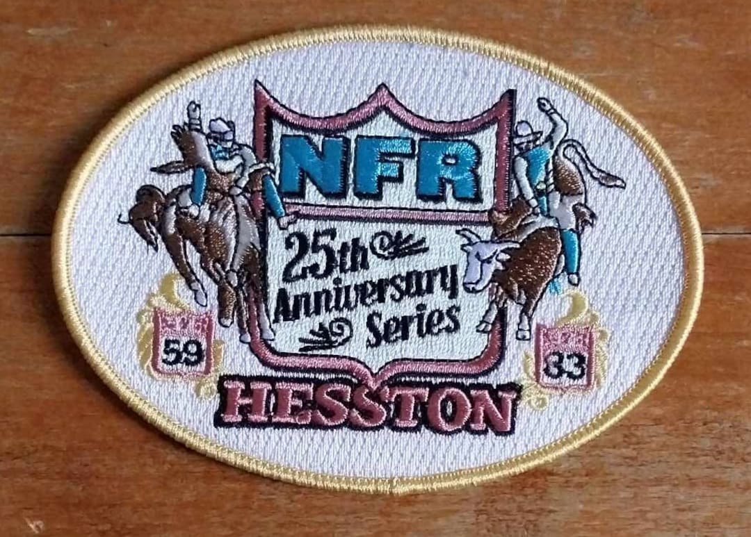 NFR HESSTON 1983 National Finals Rodeo 25th Anniversary Series Cowboy ...