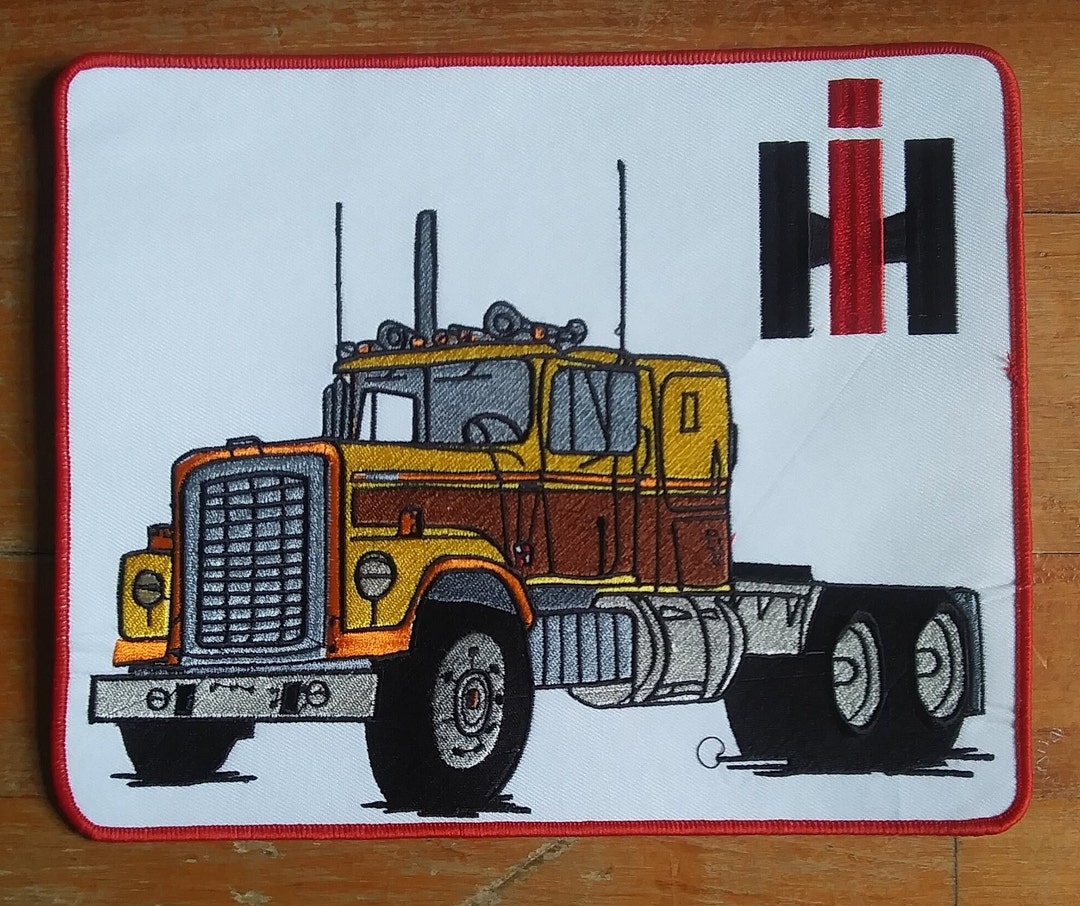 IH International Harvester 18 Wheeler Trucker Big Rig Semi Truck Large ...