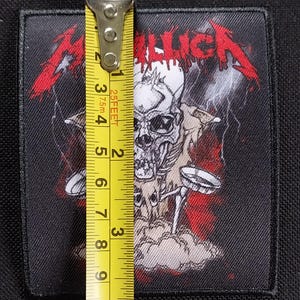 Licensed METALLICA Skeleton Poster Band Album Art Band Music Patch ...
