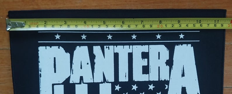 Licensed PANTERA Stronger Than All Large Sew on Battle Jacket Back ...