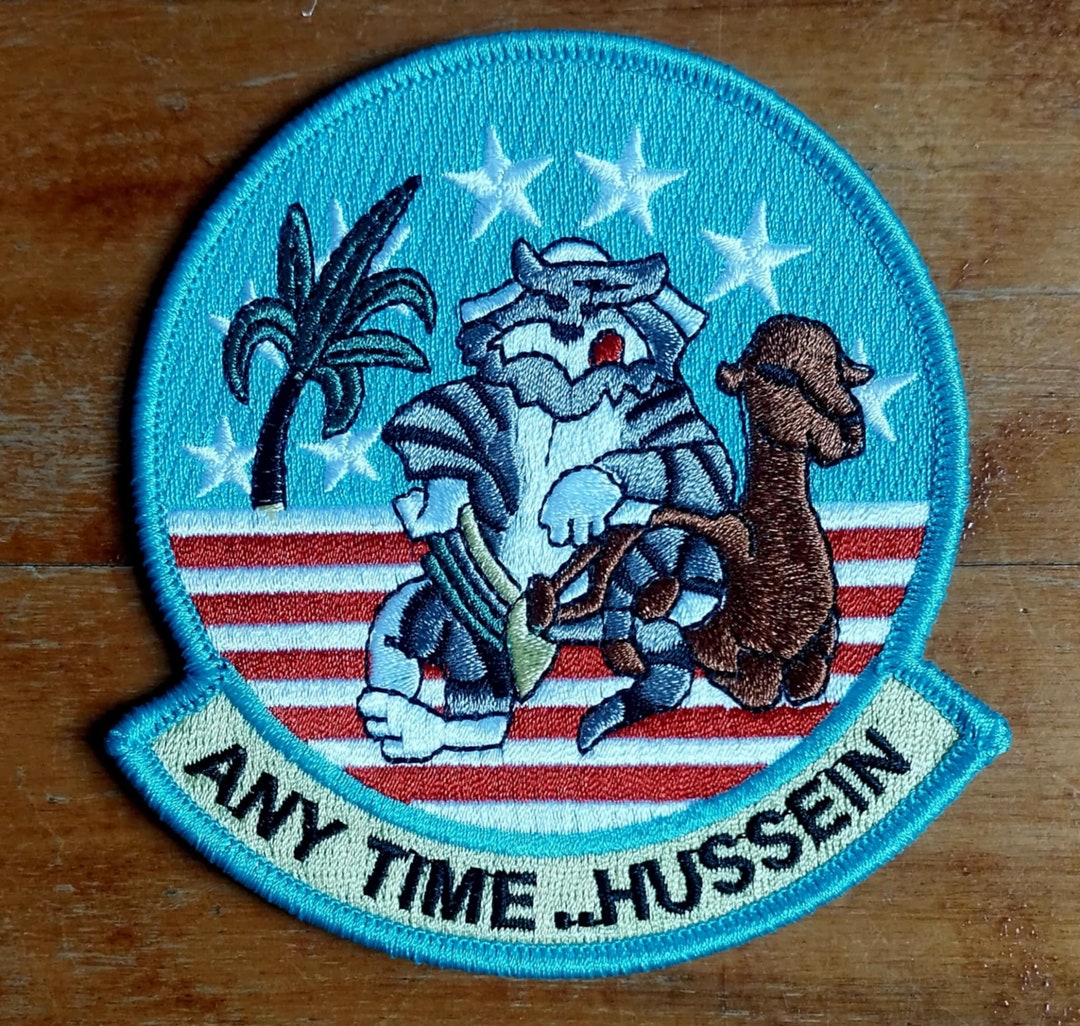 F-14 Tomcat Any Time ..hussein VF Fighter Squadron Collectors 4 Inch ...