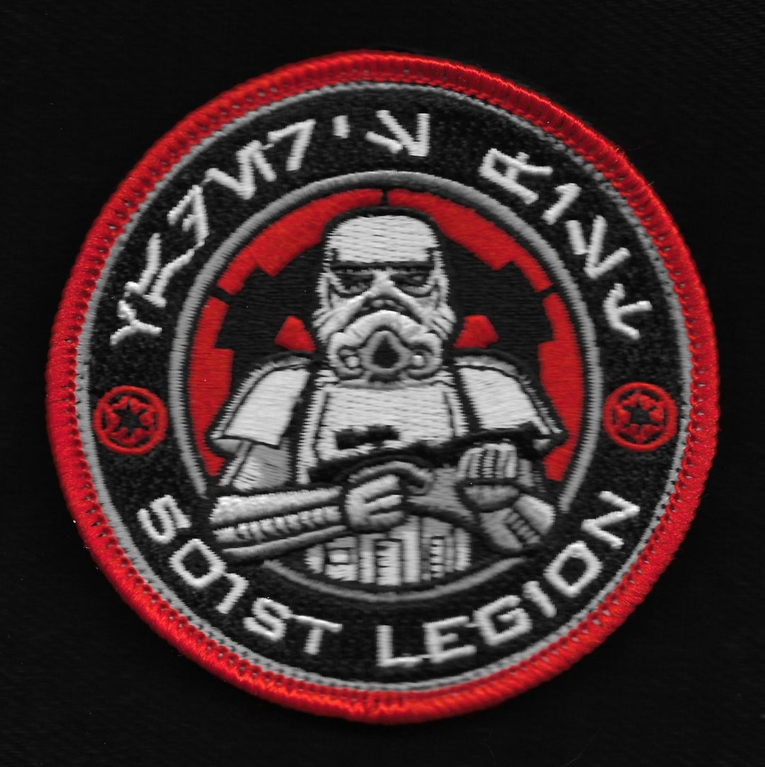 501st Legion Embroidered Iron on Patch - Etsy