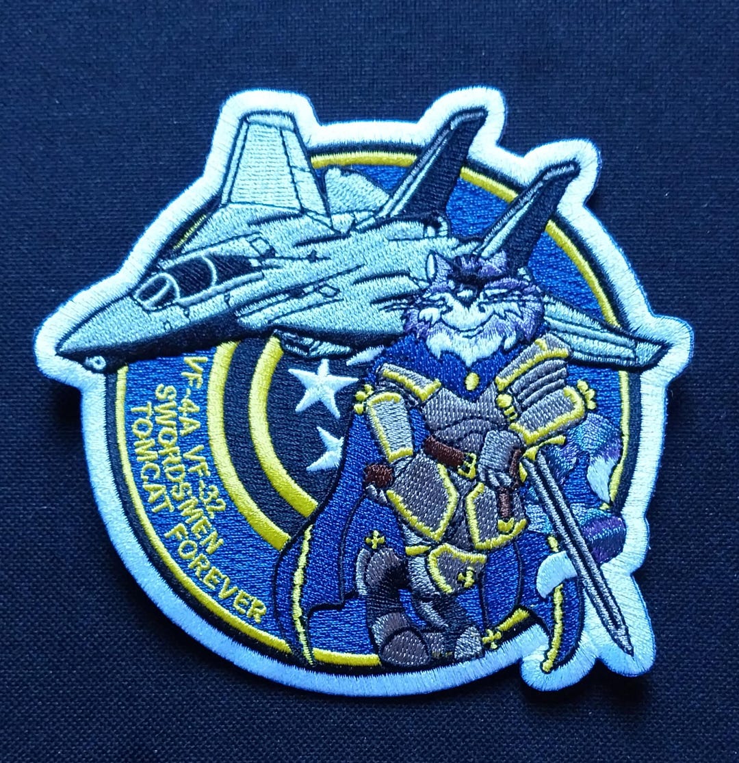 F-14 Tomcat Forever Swordsmen VF Fighter Squadron Collectors LARGE 5 ...