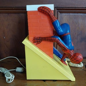 Vintage Spider Man Marvel Comics Corded Home Phone Landline Telephone ...