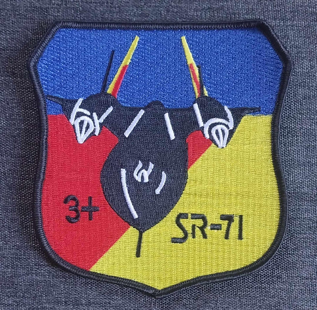 Lockheed 3+ SR-71 Blackbird Embroidered Collectors Patch - Etsy