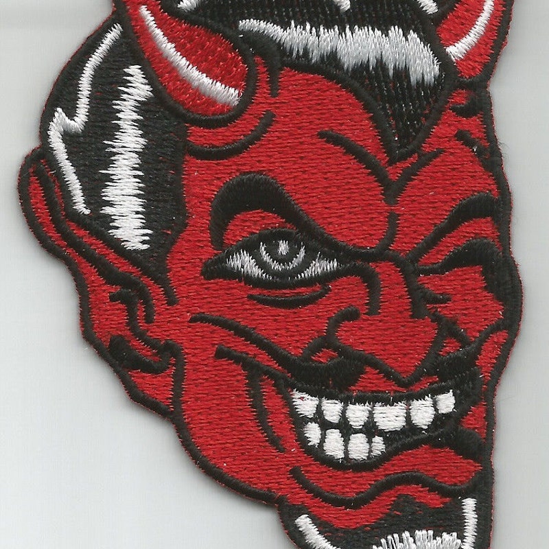 Red Devil Patch - Etsy