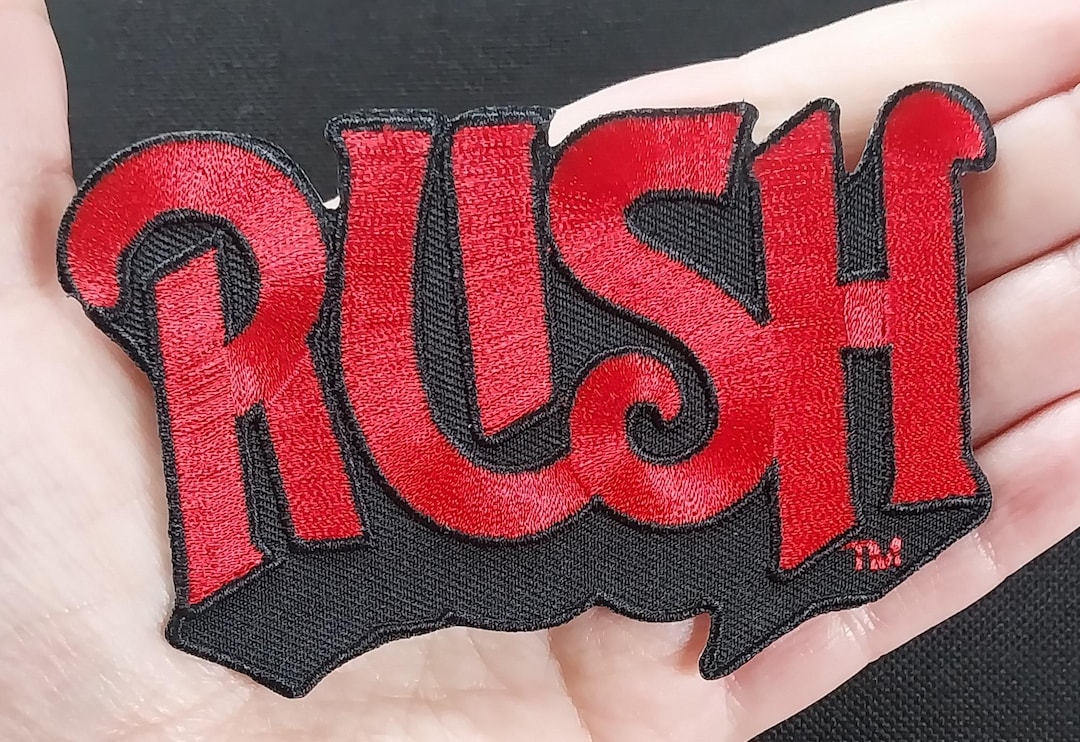 RUSH Band Logo Licensed Iron on Battle Jacket Embroidered Patch - Etsy
