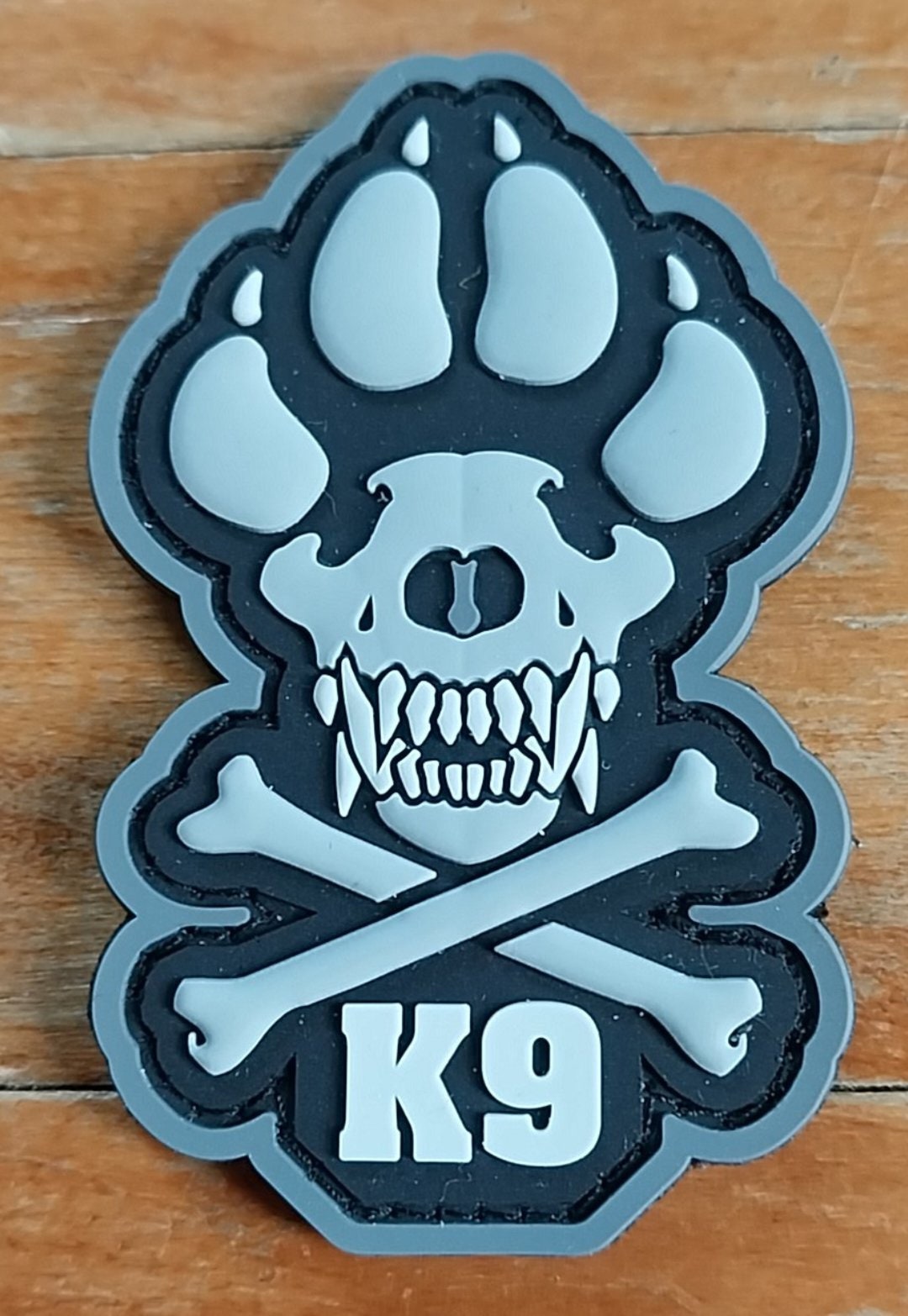 PVC Rubber K9 Dog Handler ~ Hook Backing ~ Morale Tac Patch - Etsy