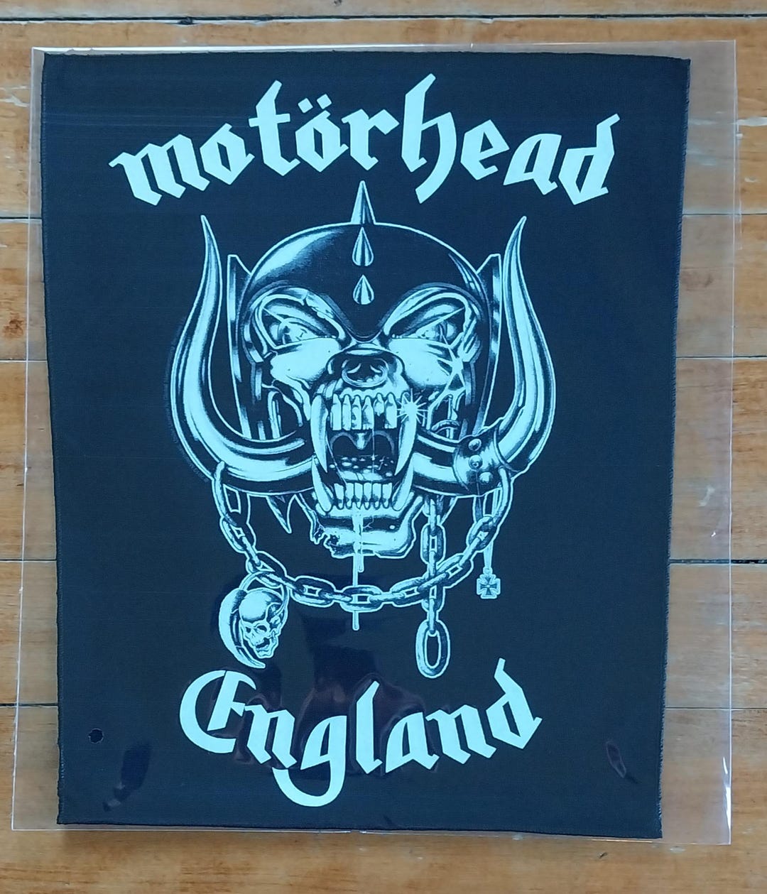 Licensed Motorhead England Motörhead Woven Large Sew on Battle Jacket ...