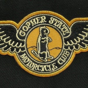 Vintage Style Circa 1945 - 60s Repro GOPHER STATE Biker Patch - Etsy