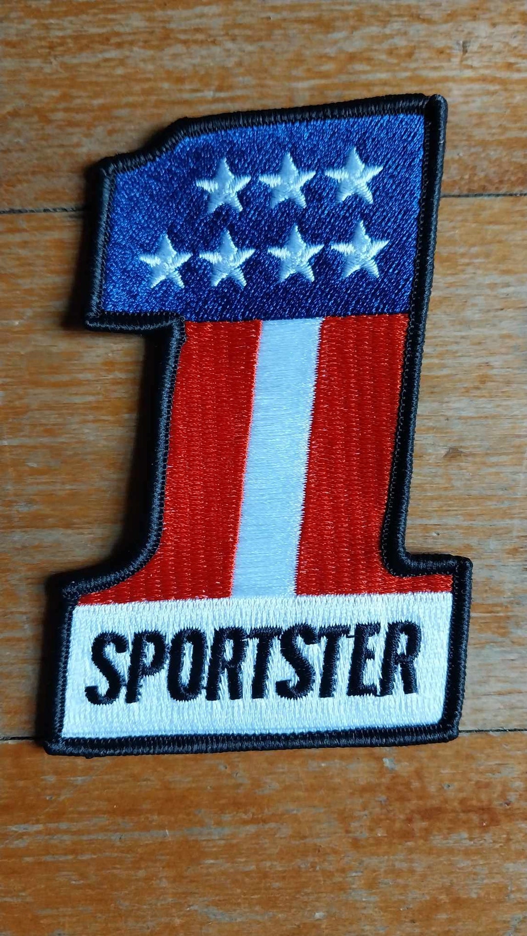 USA #1 Sportster Motorcycle Biker Iron on Embroidered Racing Patch - Etsy