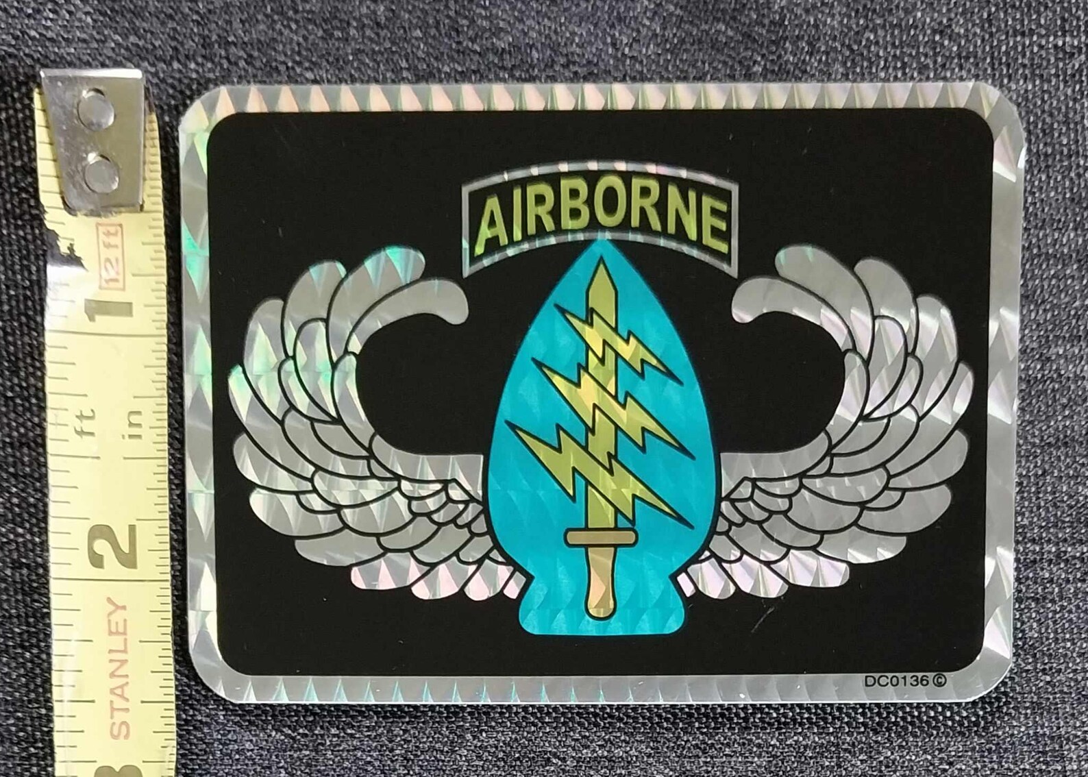 Vintage Reflective Prism Vending Decal Sticker - ARMY Special Forces ...