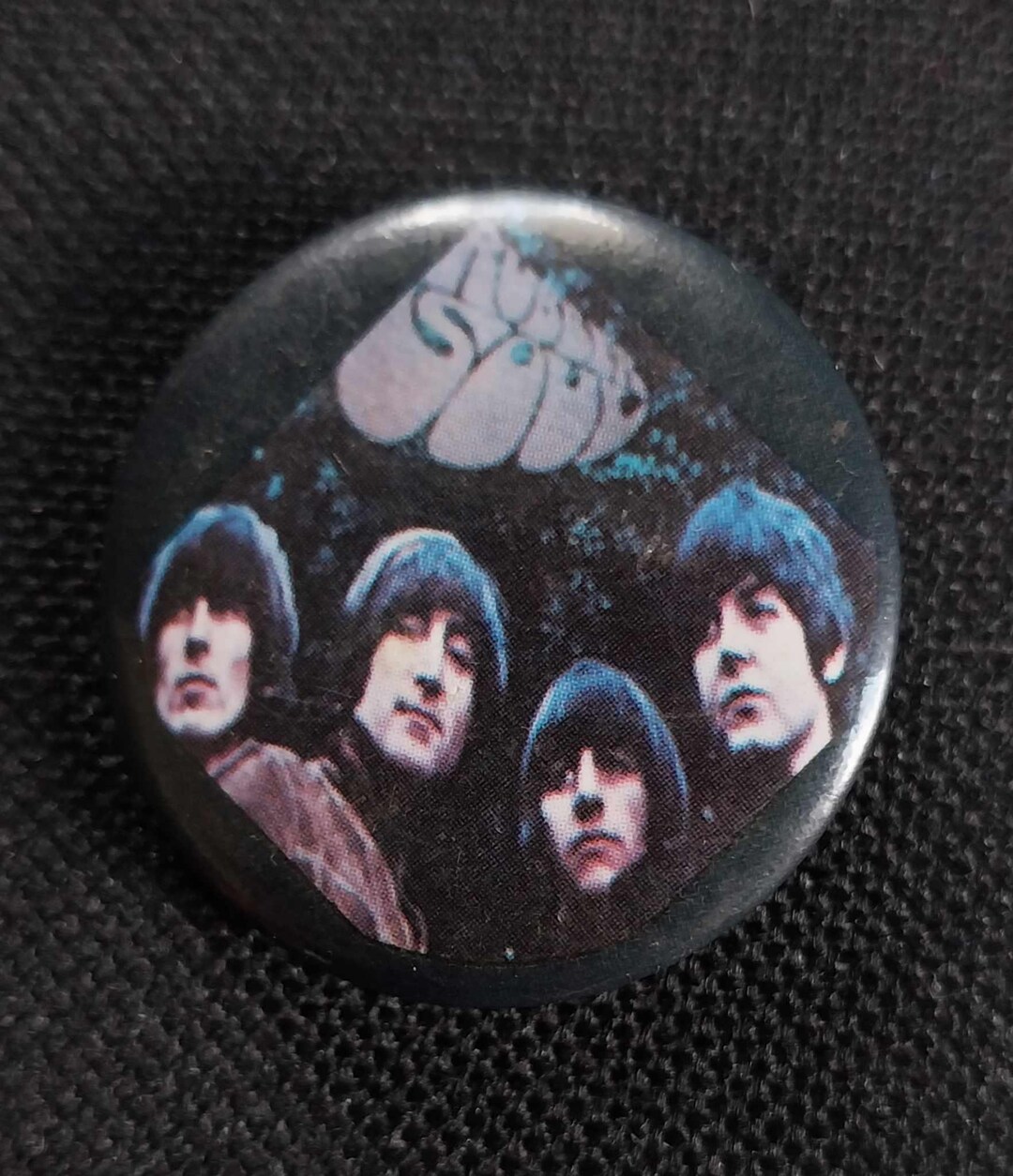 The Beatles Vintage Rock Band Logo Album Pin Button Badge - Rubber Soul ...