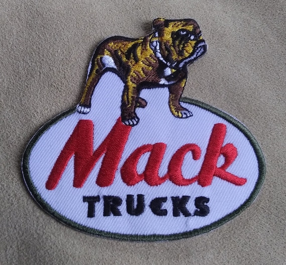 Old School Mack Trucks Bulldog Trucking Trucker Embro… - Gem