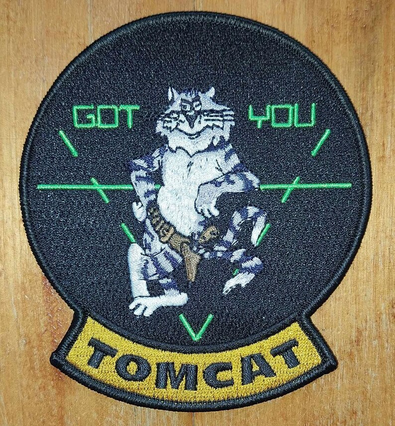 F-14 Tomcat TID Got You VF Fighter Squadron Collectors 4.5 Inch Patch ...