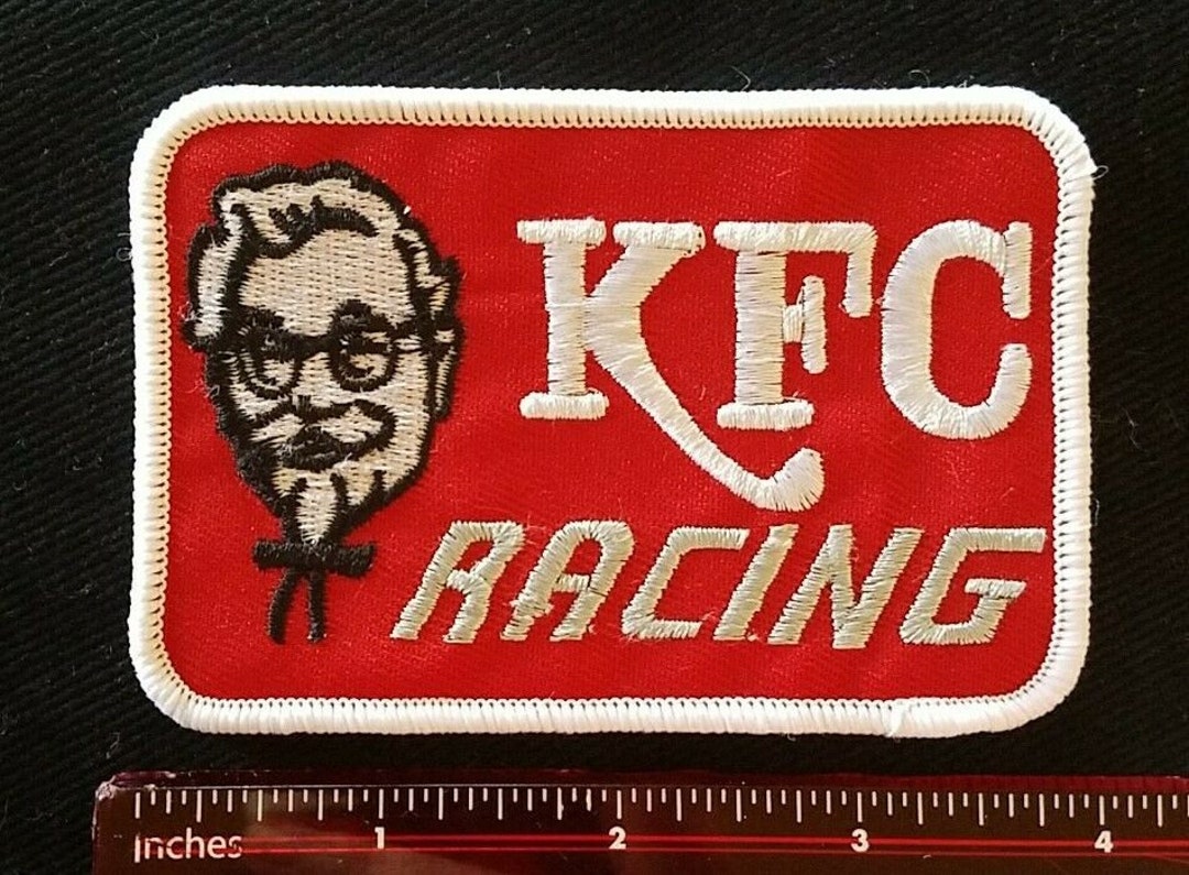 Vtg Patch KFC Racing KENTUCKY FRIED Chicken Advertising New Old Stock ...
