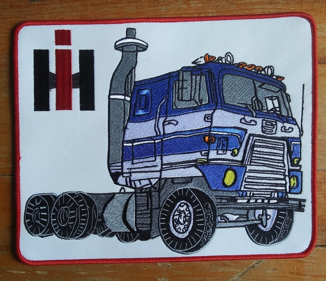 IH International Harvester Cabover Semi Truck Large Back Patch - Sew On ...