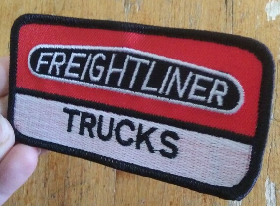 Vintage Freightliner Trucks Uniform Hat Jacket Patch - Gem