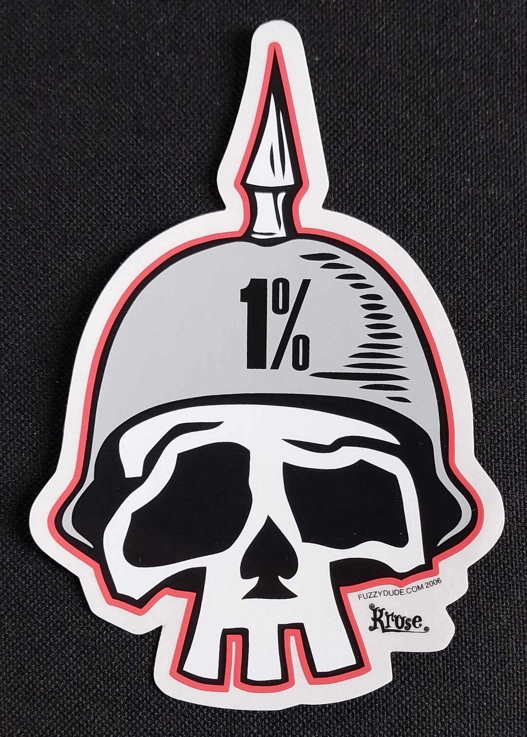 One Percent Licensed KRUSE Hot Rod Rockabilly Sticker Decal - Etsy
