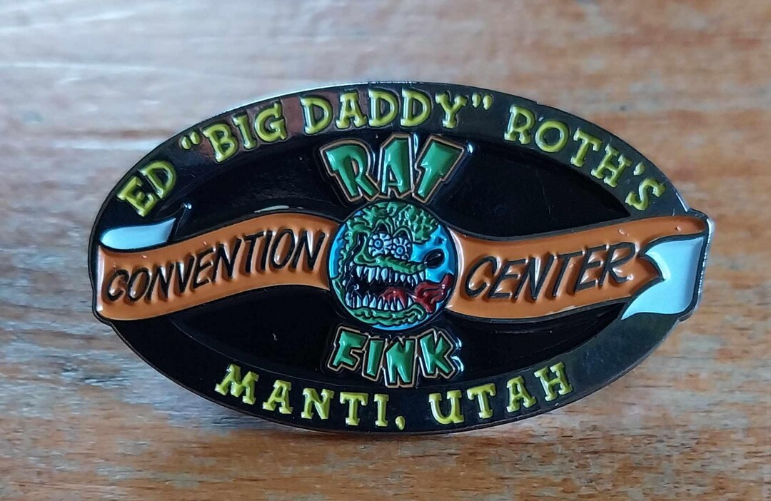 Ed "big Daddy" Roth RAT FINK Convention Center Lapel Pin Fully Licensed ...