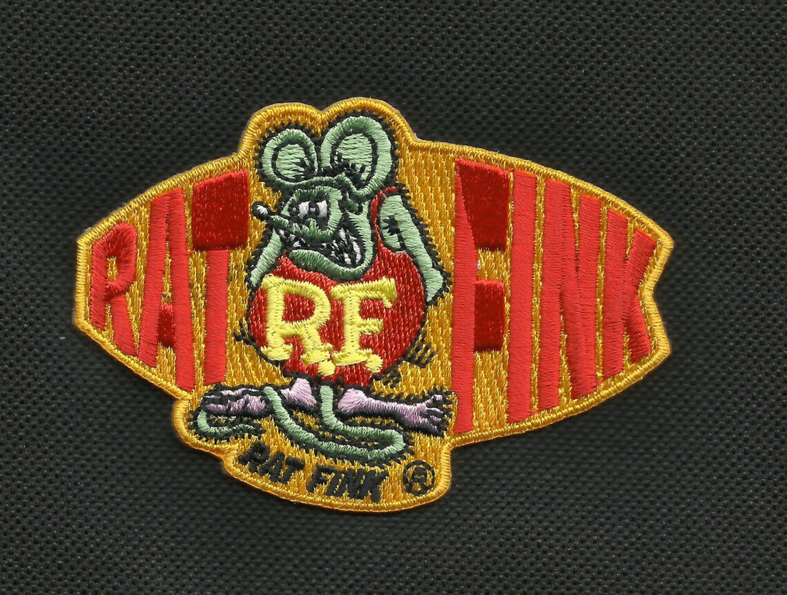 OFFICIALLY LICENSED ED "big Daddy" Roth Rat Fink Oval W/ Rat Hot Rod ...