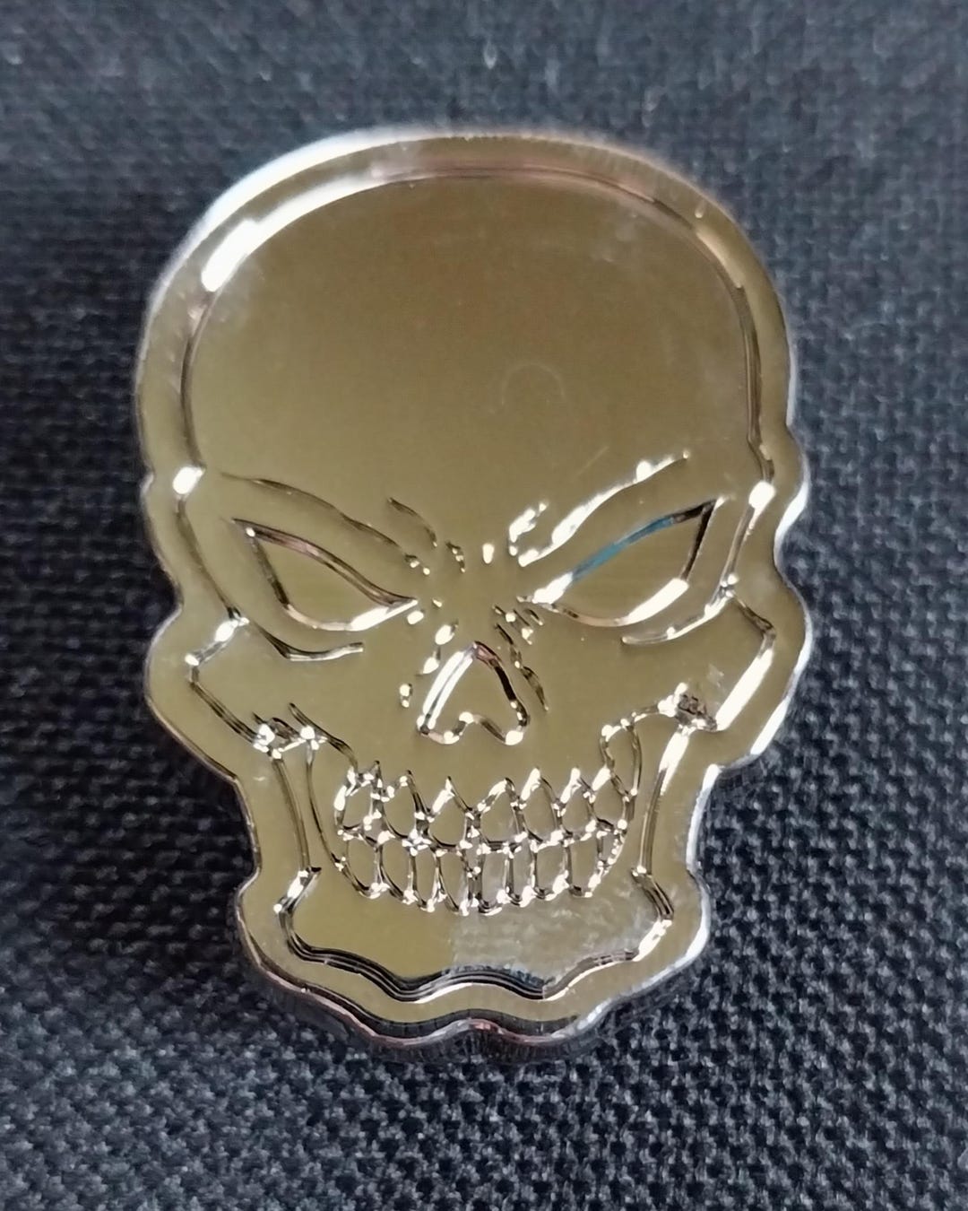Evil Wicked Death Skull MC Outlaw Biker PIN - Etsy