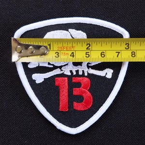13 Skull Outlaw Motorcycle Vest Biker Jacket PATCH - Etsy
