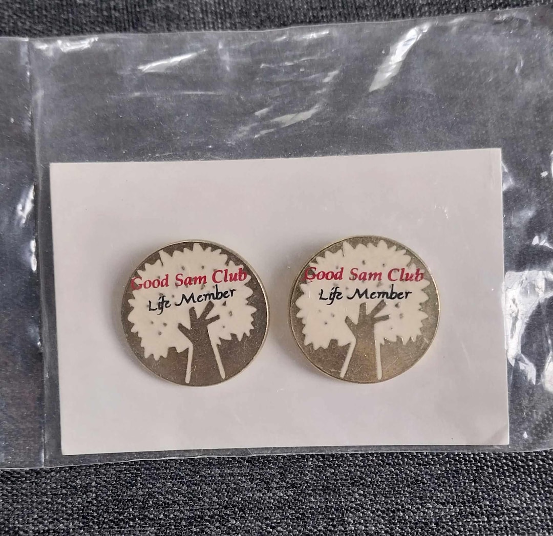 Vintage Lot of 2 Good Sam Club Life Member Lapel Pins - NEW - Etsy
