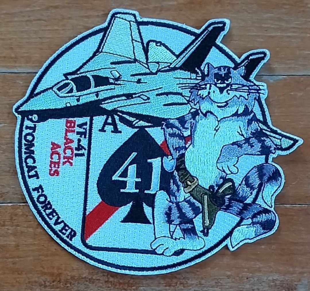 F-14 Tomcat Black Aces VF Fighter Squadron Collectors LARGE 5 Inch ...