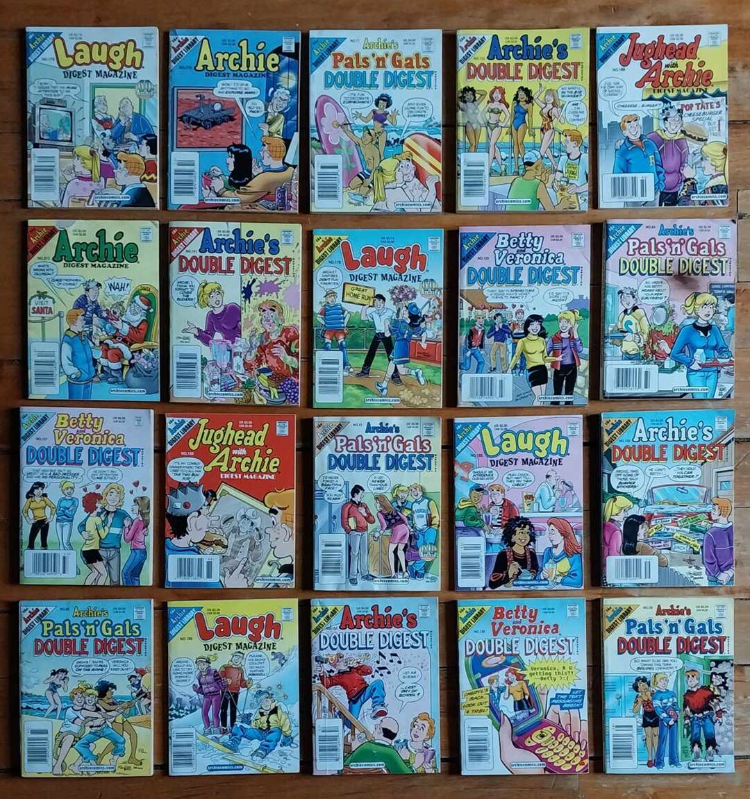 Lot of 20 Archie Magazine Books Jughead Archie Betty & Veronica Laugh ...