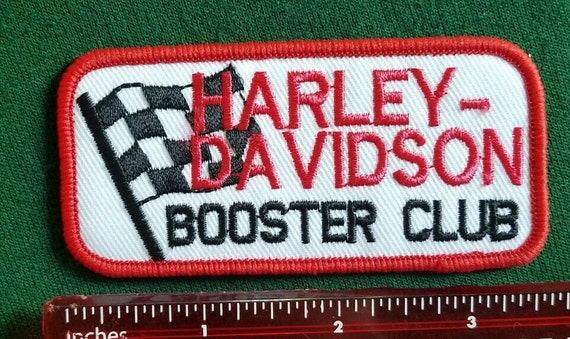 Vintage Harley Davidson Booster Club PATCH - Etsy