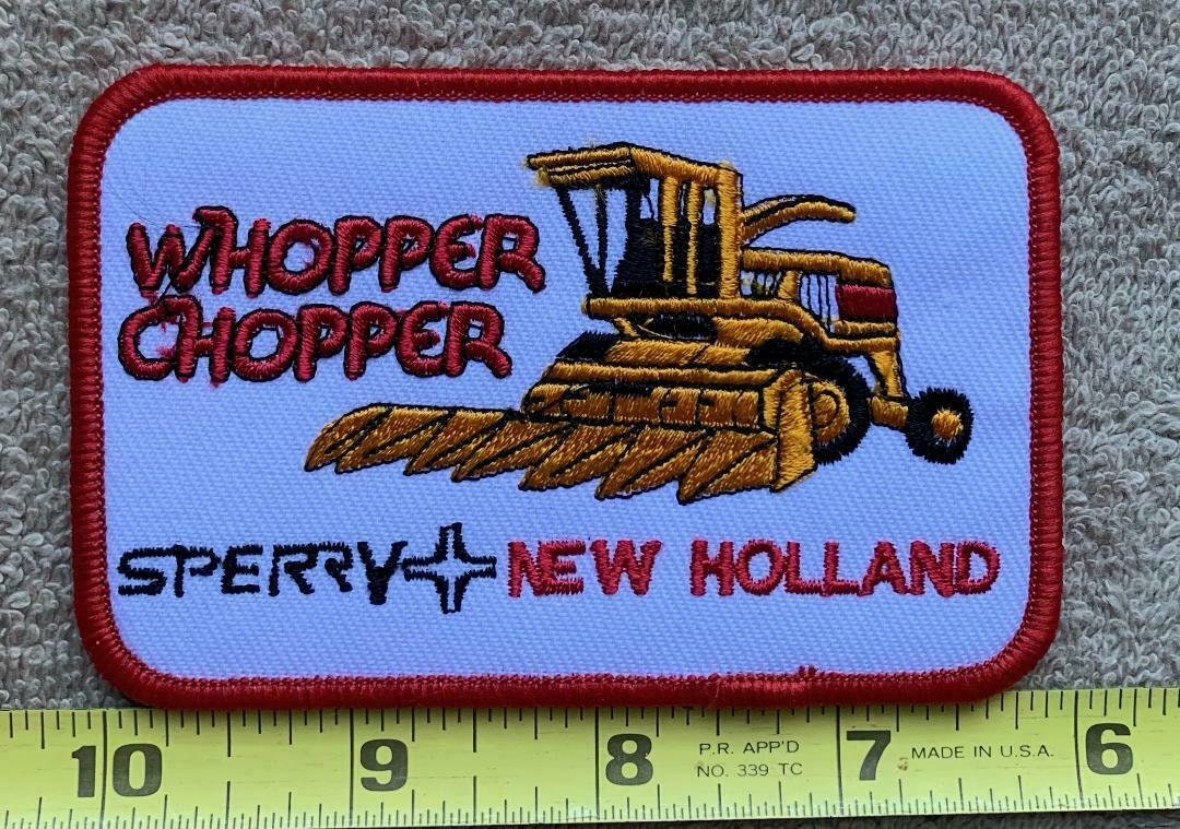 Vintage Farming New Holland Whopper Chopper Farm Advertising Patch - Etsy