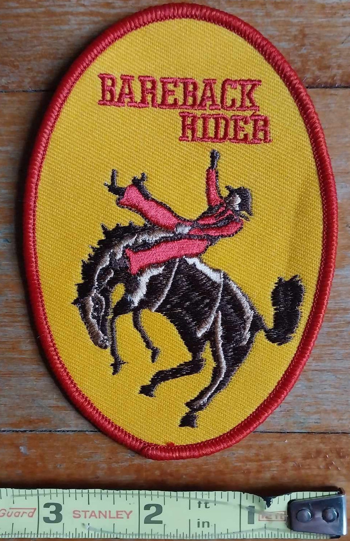 Bareback Rider Horse Cowboy Western NFR Rodeo Collectors Patch - Etsy