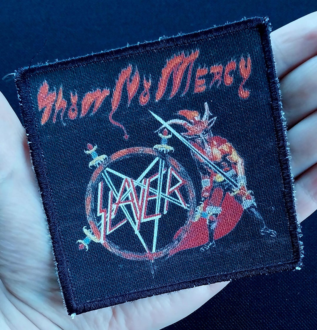 RARE SLAYER True 1980s Vintage Band Album Art Band Music Patch - Show ...