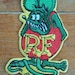 OFFICIALLY LICENSED ED "big Daddy" Roth Rat Fink Hot Rod Patch Green ...