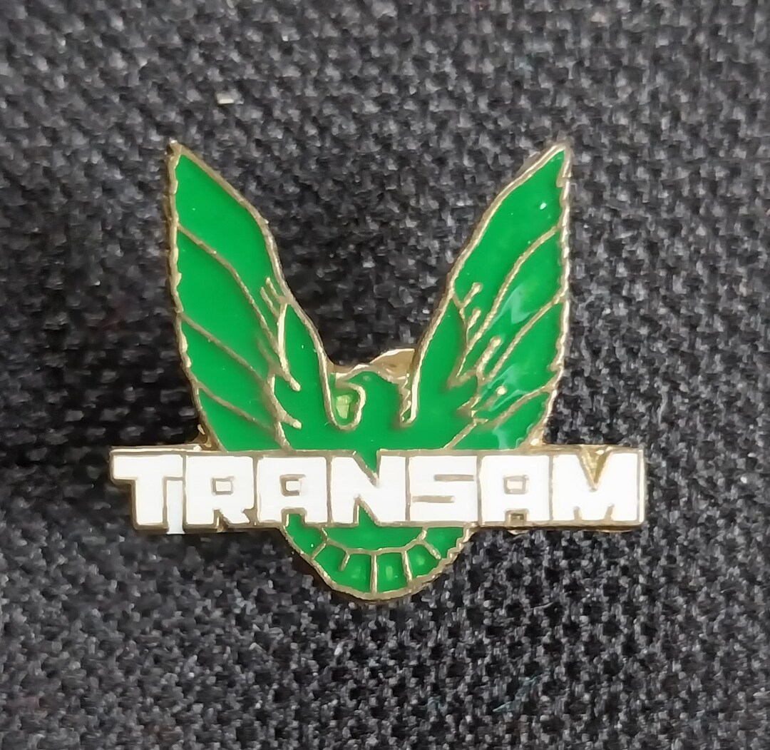 Vintage Green Trans Am Eagle Old School Hot Rod Muscle Car Enamel Lapel ...